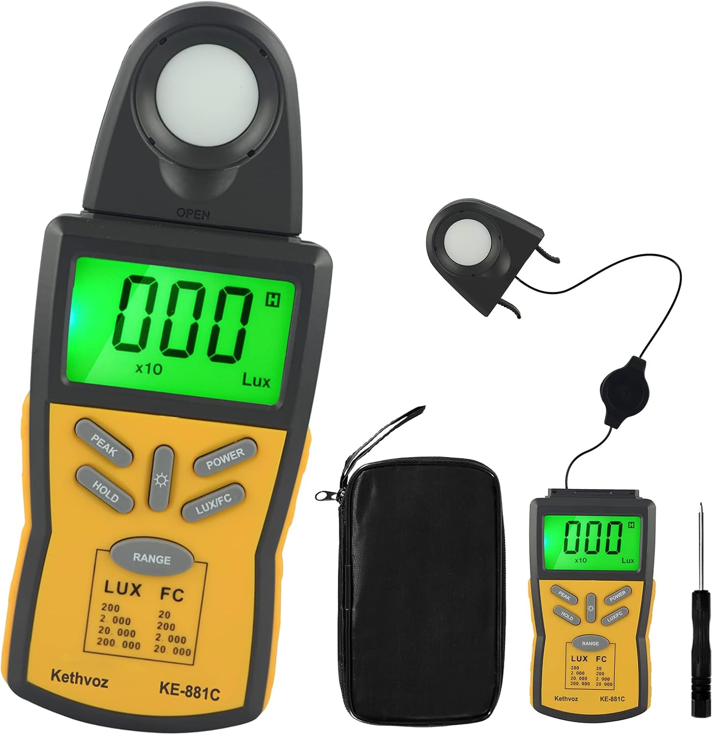 Digital Light Lux Meter, Kethvoz Handheld Luxmeter Nepal | Ubuy