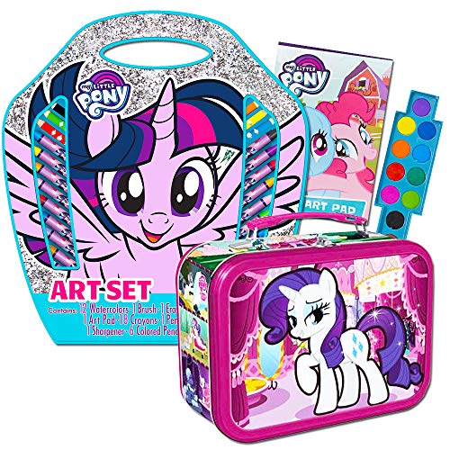 My Little Pony Art Coloring Set -- My Little Pony Tin Lunch - Want It All