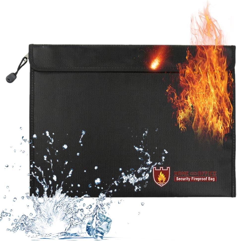 Amazon.com: igingko Fireproof Document Bag, 15x11 inch Waterproof Fire ...