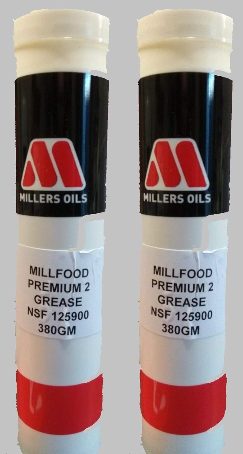 Millers Oils Millfood Premium 2 Grease Cartridge, Food safe NLGI 2 NSF ...