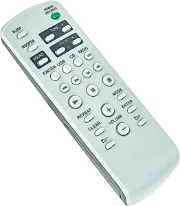 Amazon.com: RMT-CG880A Replacement Remote Control Applicable for Sony Radio Cassette CFD-RG880CP ...