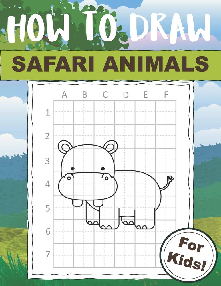 How To Draw Safari Animals For Kids Easy Drawing Technique | Desertcart ...