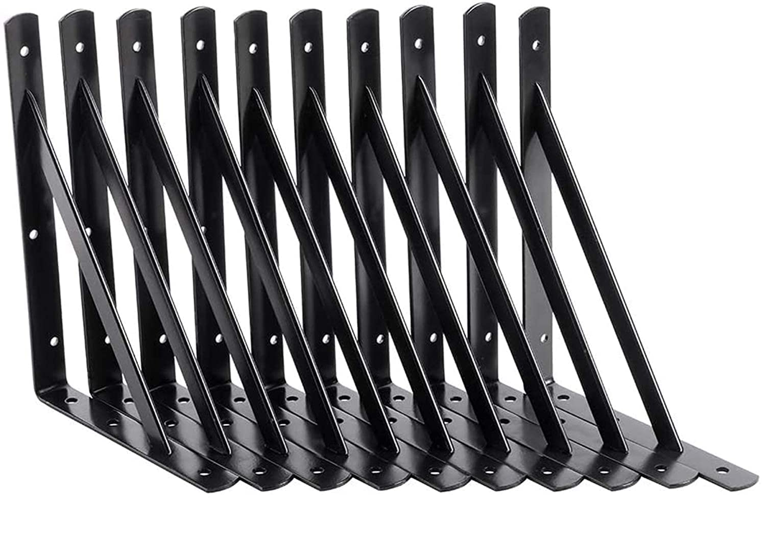8 Inch Shelf Brackets 10 Pack Heavy Duty L Brackets | Desertcart INDIA