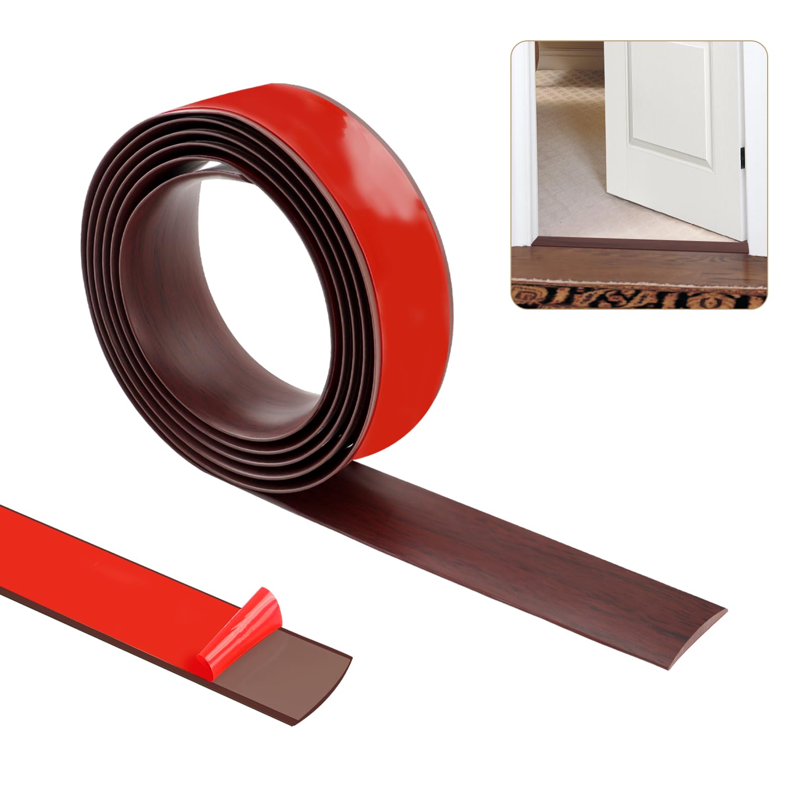 Ztvowto Threshold Strip Carpet Door Trim Strips Floor Transition Strips ...