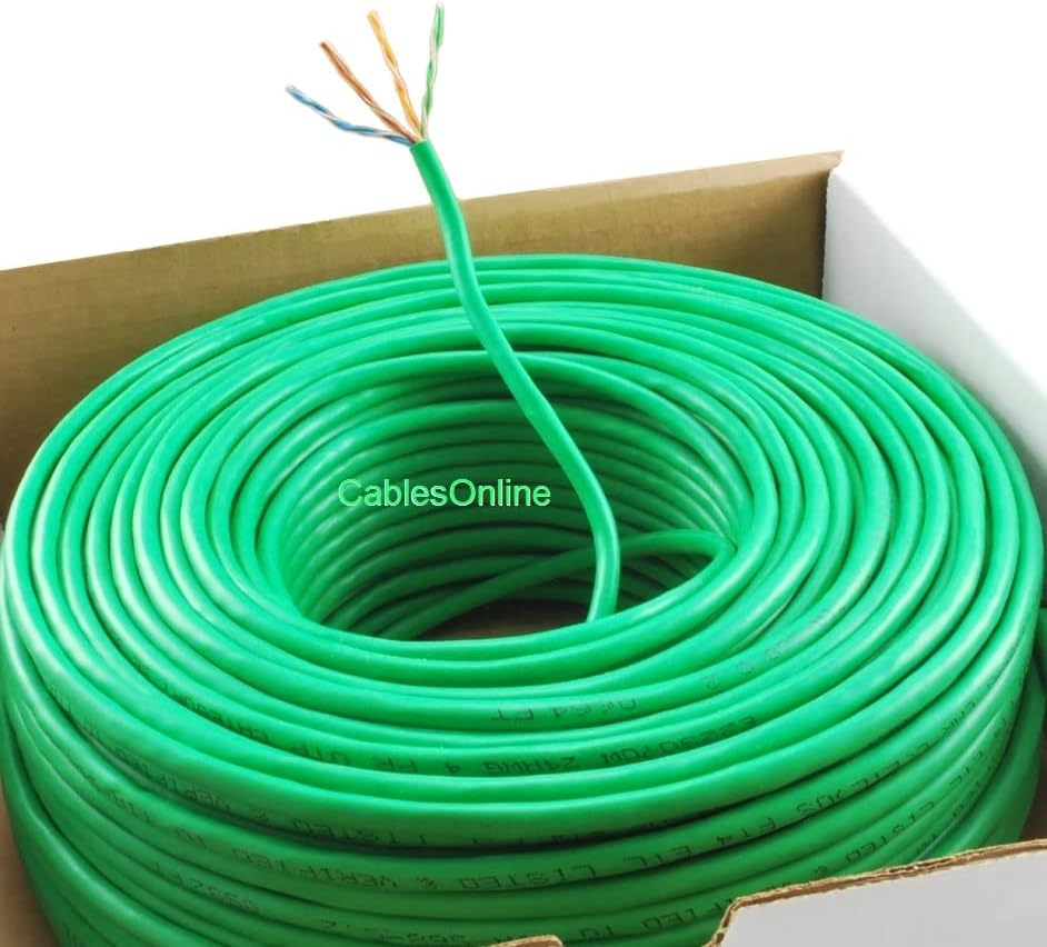 Amazon.com: CablesOnline 250ft CAT5e 100% Pure Copper RJ45 350Mhz UTP ...