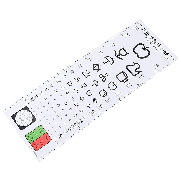 Buy Children Eye Chart Wall Decor Kindergarten Distance Vision Chart 