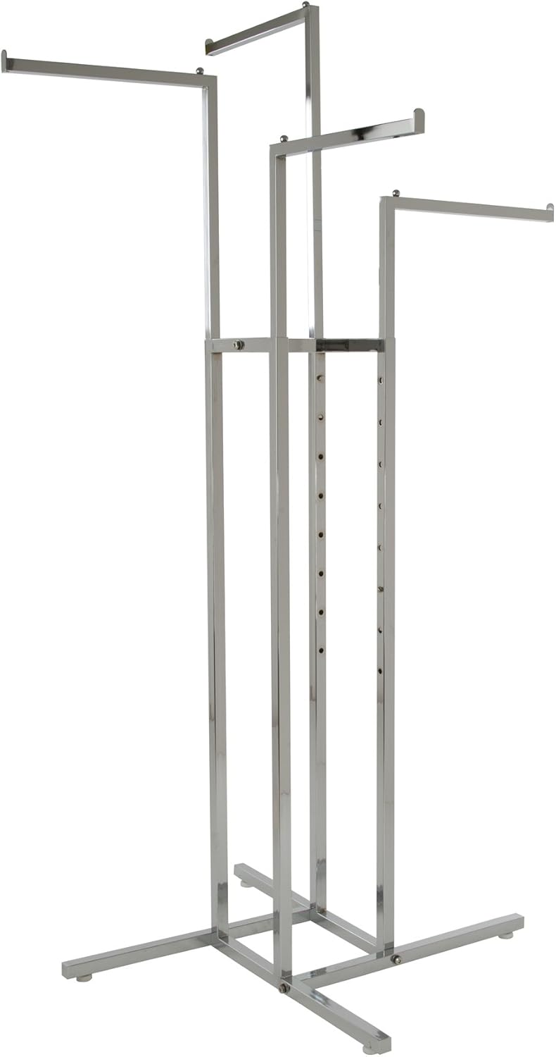 Amazon.com: 4 WAY SQUARE TUBE RACK WITH 4 STRAIGHT 16" SQUARE TUBE ...