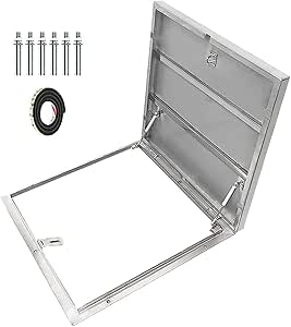 Stainless Steel Roof Hatch with Lock - Anti-Theft Flat Roof Access Door ...