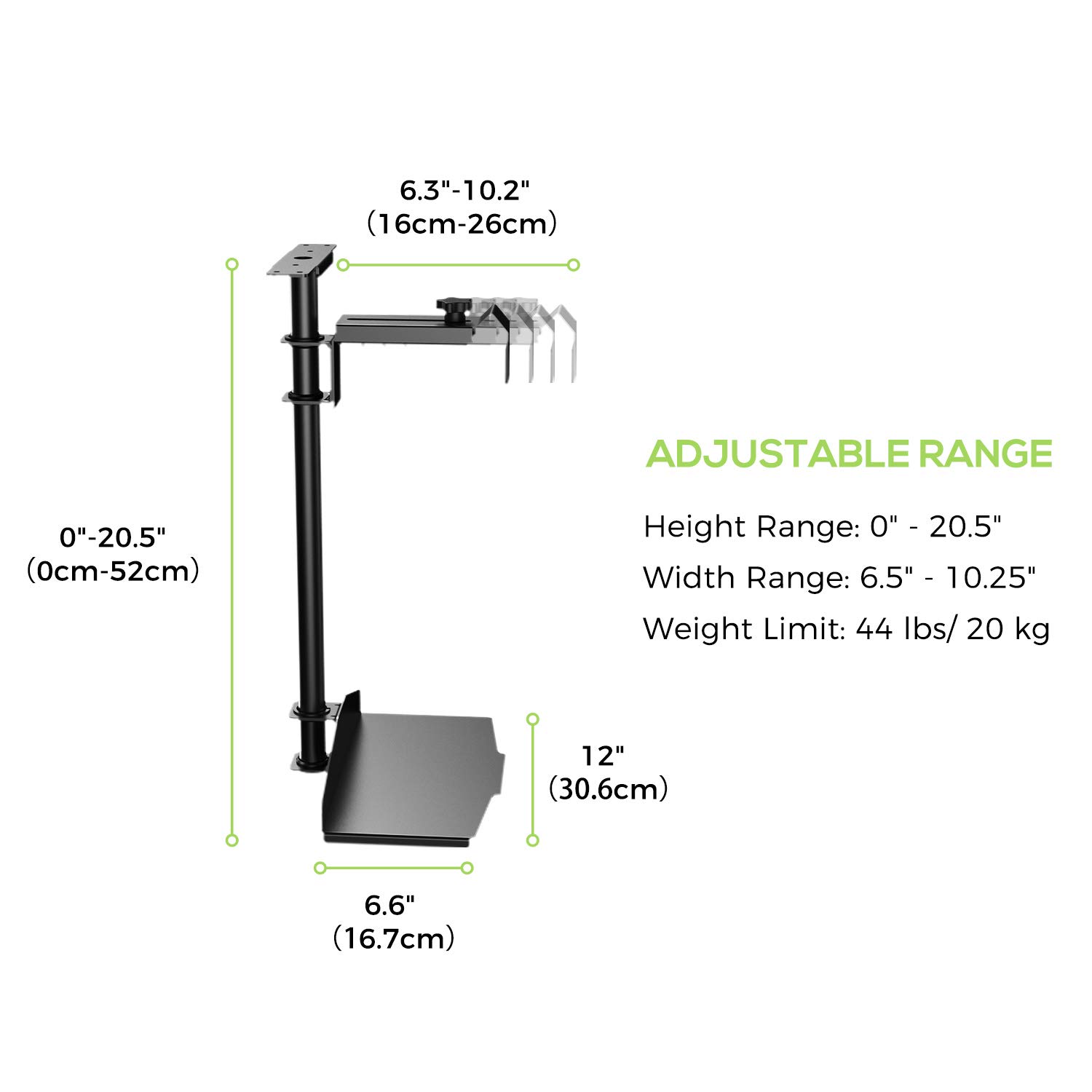 EUREKA ERGONOMIC CPU Holder Under Desk Mount, Computer Tower Holder 360 ...