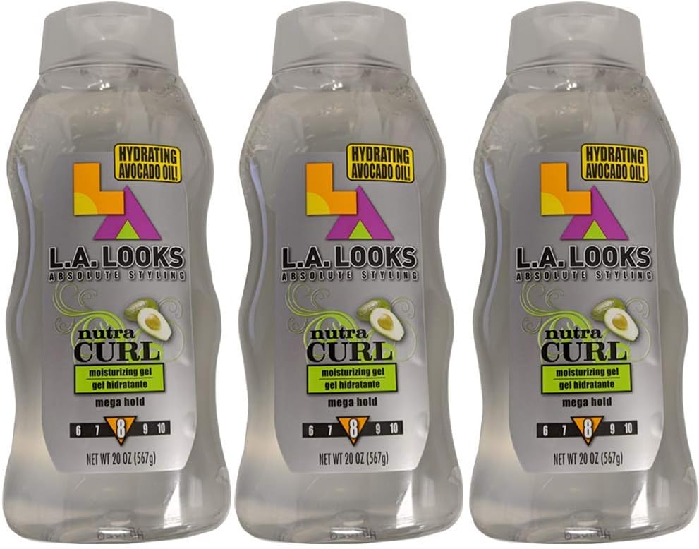 Amazon.com : L.A. Looks Mega Shaper Hair Gel - Hold 9 Level - 20 Oz ...