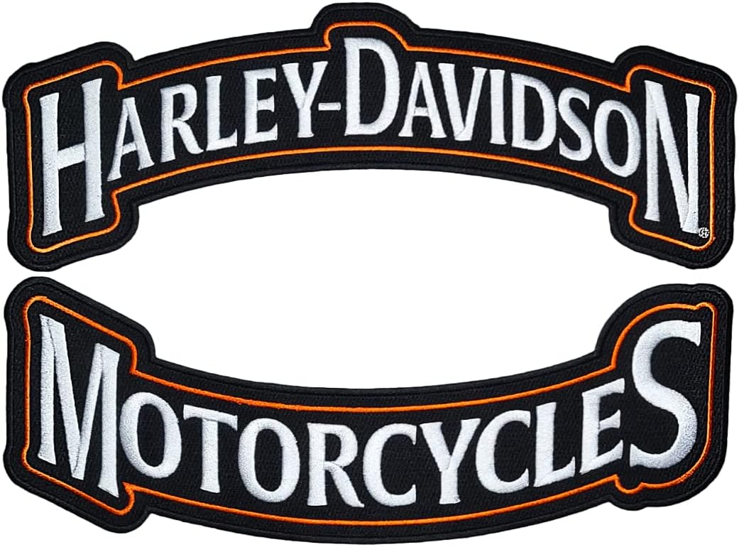 Amazon.com: Harley Rocker Patches 10.5" Large Embroidered Motorcycle ...