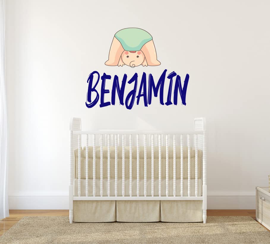 Calcomanías De Pared Personalizadas Con El Nombre Del Bebé