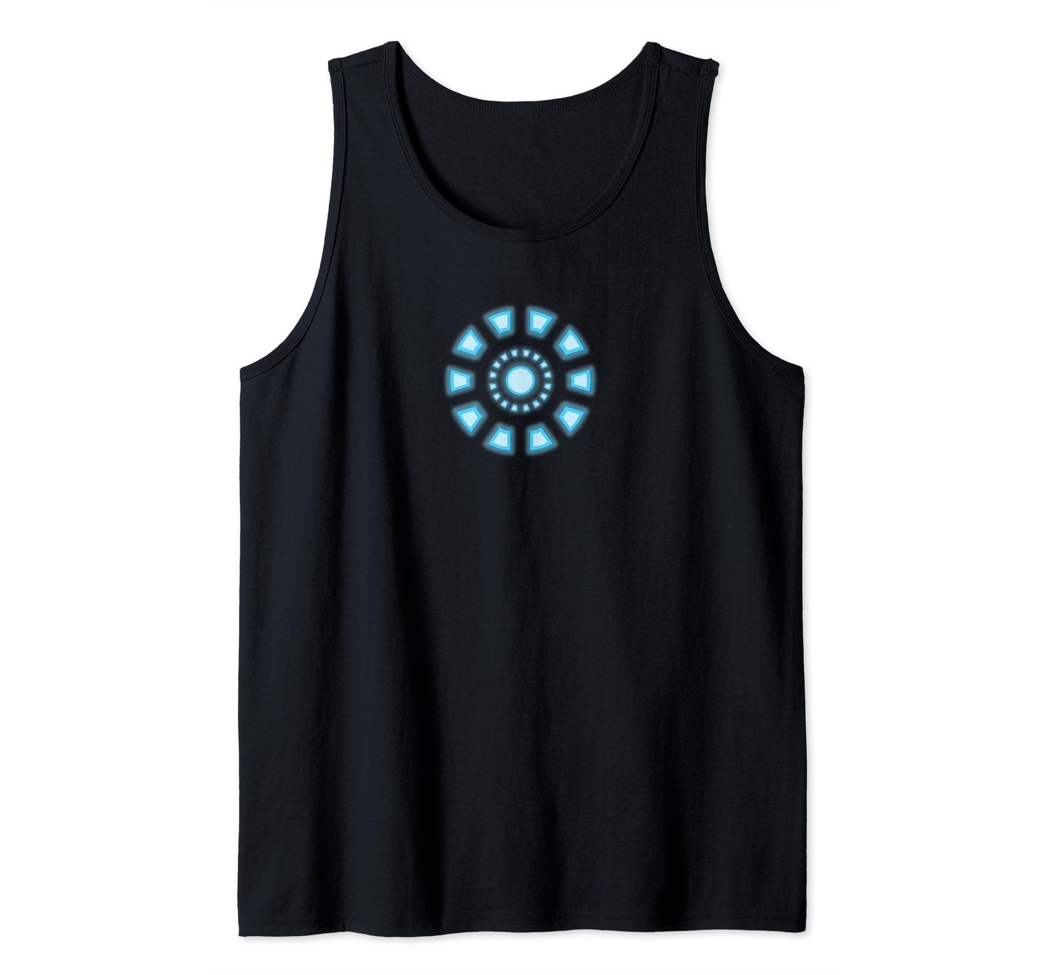 Amazon.com: Marvel Studios Iron Man Tony Stark Arc Reactor Classic Tank ...