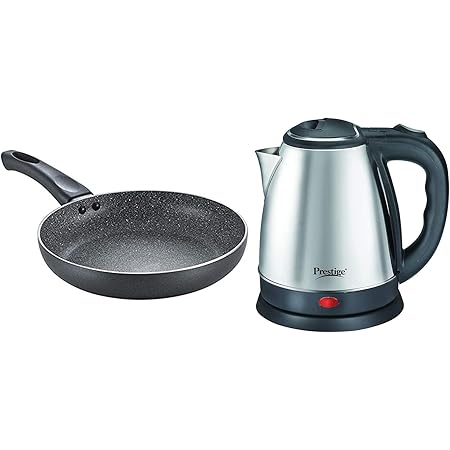 Buy Prestige Electric Kettle PKOSS - 1500watts, Steel (1.5Ltr), Black ...