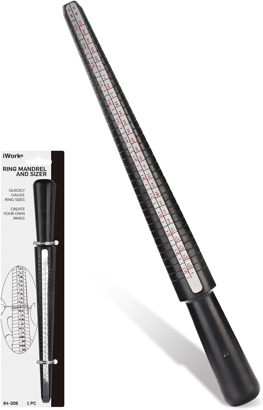 Amazon.com: iWork Ring Sizer, Ring Sizer Measuring Tool US/UK, Ring ...