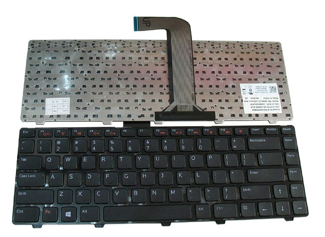 TechSonic Laptop Keyboard Compatible for Dell INSPIRON 14R N4110 M4110 ...