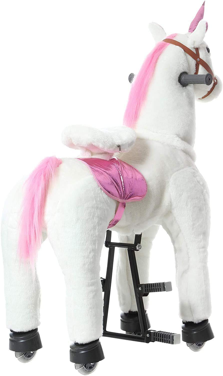 Snapklik.com : JoJoPooNy Ride On Unicorn Toys For Girls, Ride On Horse ...