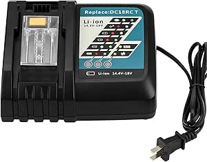 Amazon.com: Fast DC18RC Charger Compatible with Makita 14.4V 18V Lithium-Ion Battery BL1815 ...
