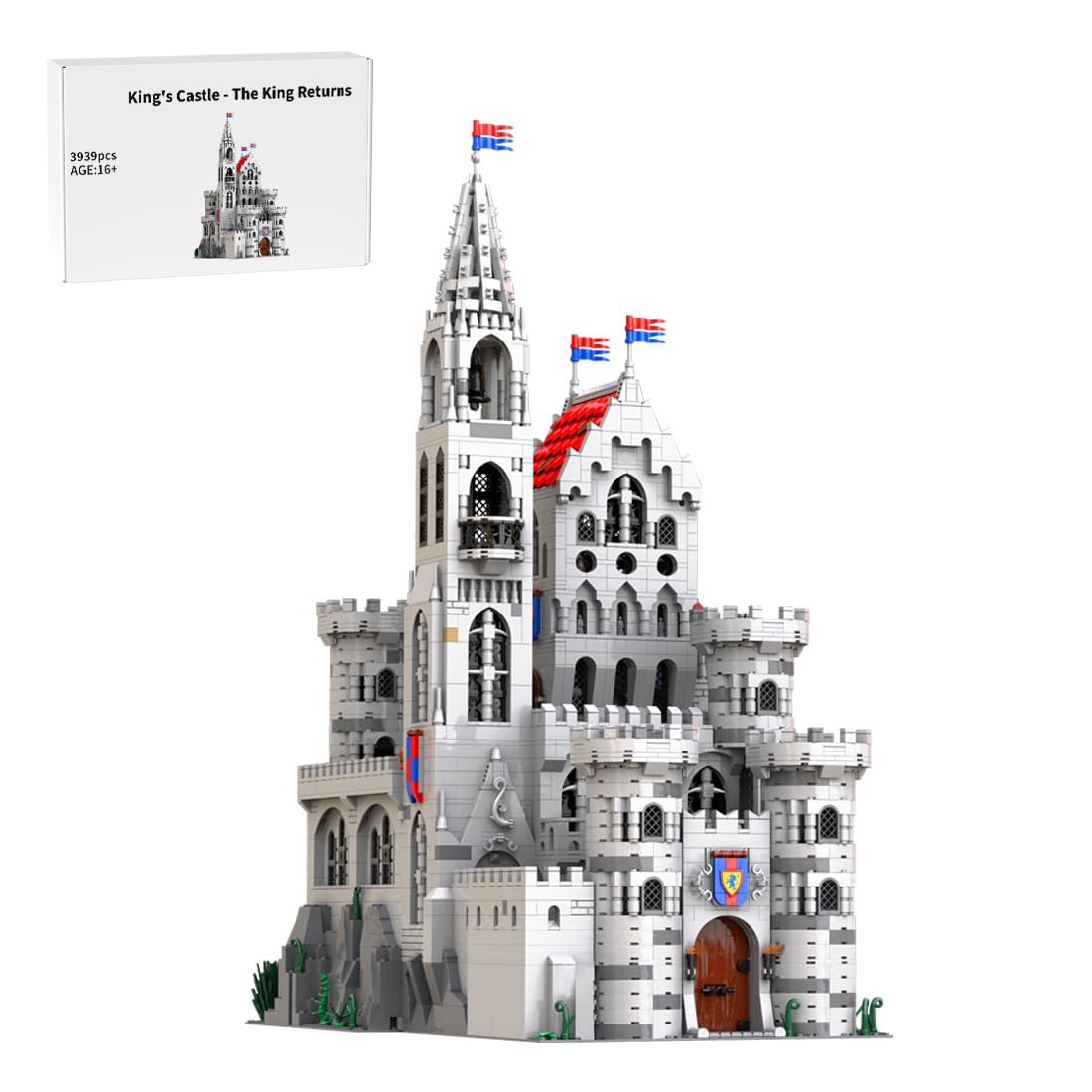 Amazon.com: BrickCraftWorks Medieval Kings Castle The King Returns ...