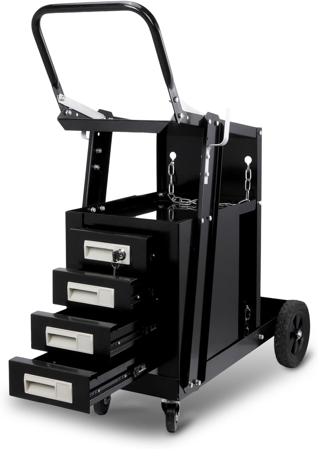 Amazon.com: jiashiguang Welding Cart with 4 Drawers for MIG Welder TIG ...