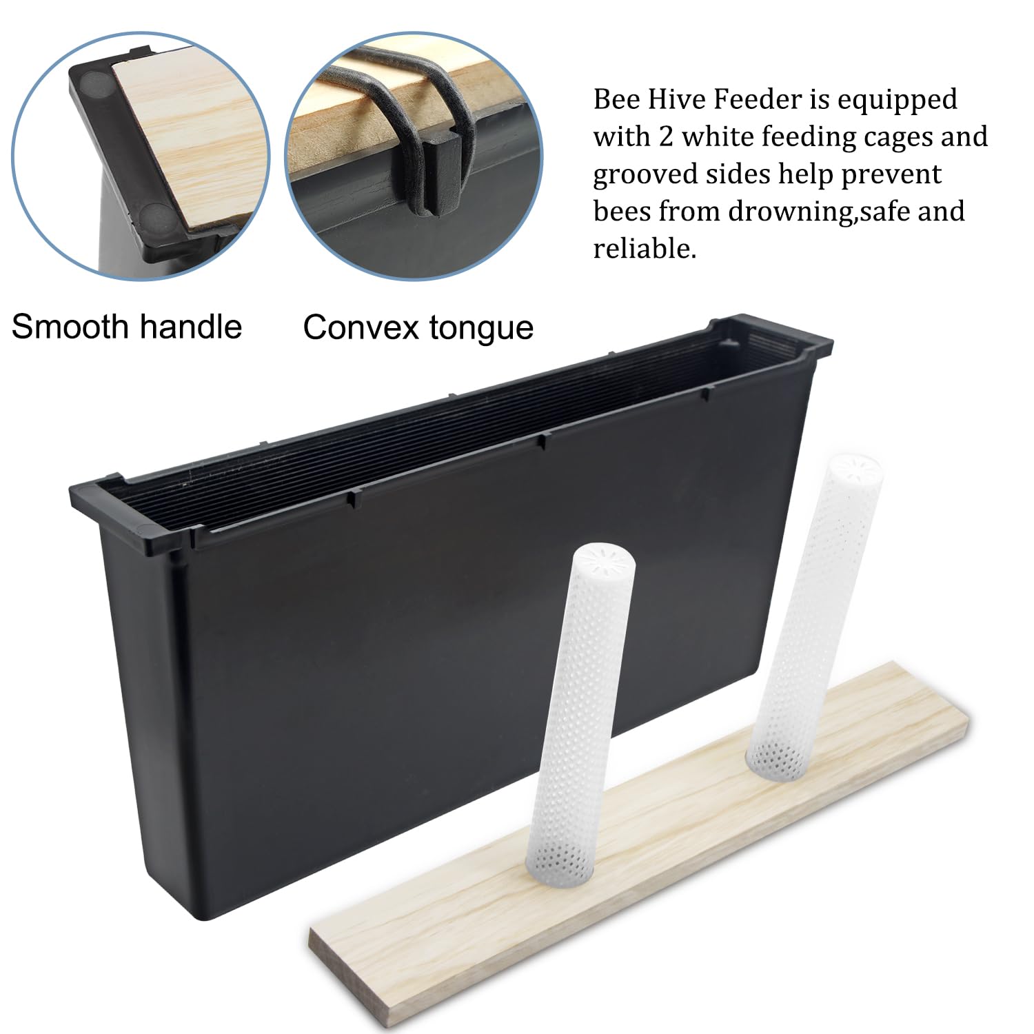 Snapklik.com : 6L Bee Hive Feeder, Honey Bee Feeder Plastic Deep Frame ...