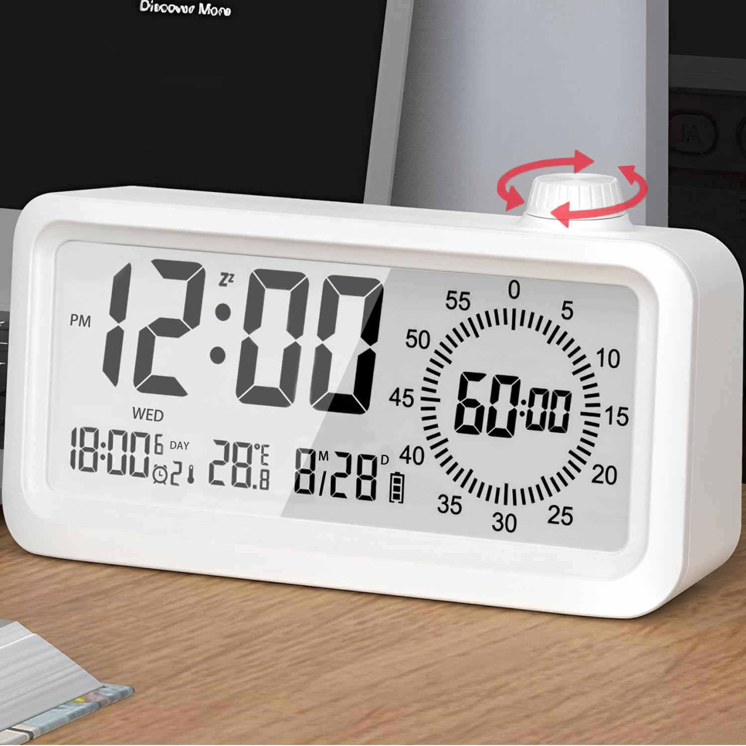 Amazon.com: 60-Minute Visual Timer for Kids - Pomodoro Timer ...