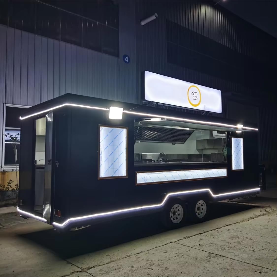 Amazon.com: Food Trailer Custom Fully Equipped Food Truck Mobile ...