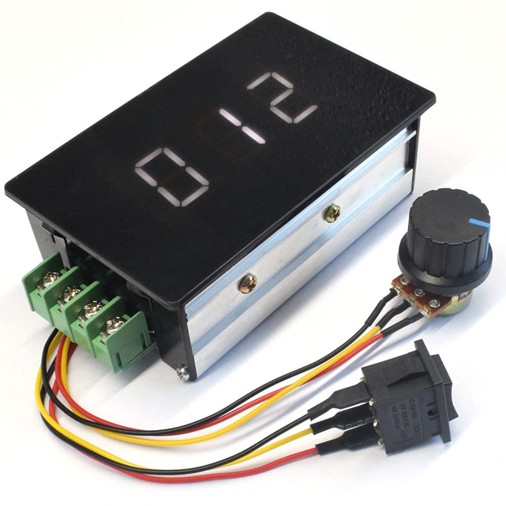Snapklik.com : Adjustable Digital Display 6-60V 20A PWM DC Brushed ...