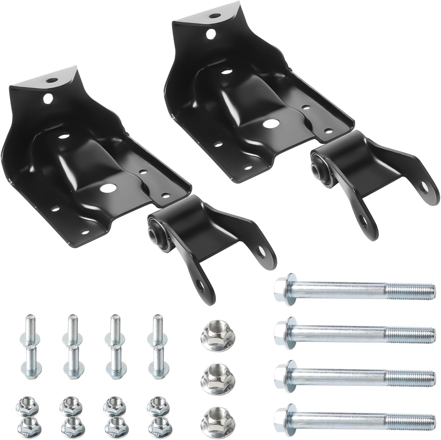 Amazon.com: Rear Leaf Spring Hanger Bracket Shackle Kit Compatible with ...