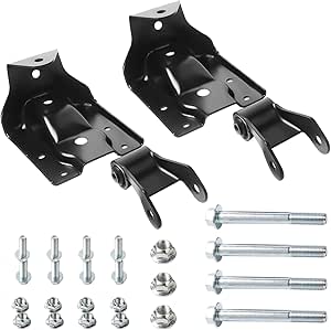 Amazon.com: Rear Leaf Spring Hanger Bracket Shackle Kit Compatible with ...