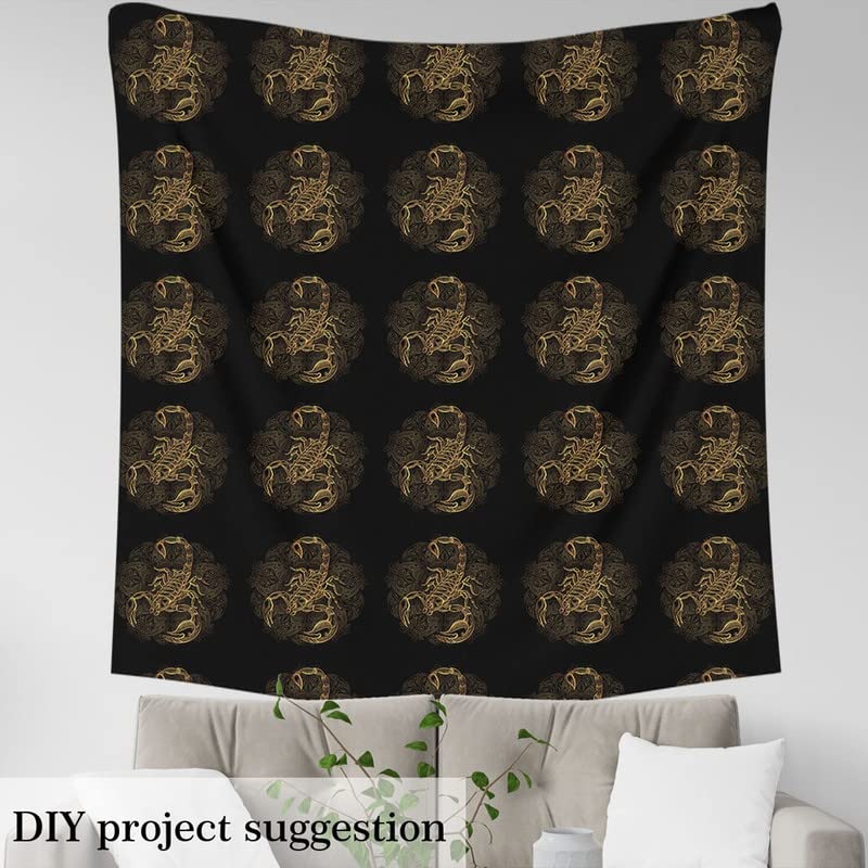Snapklik.com : Scorpion Fabric By The Yard,Wild Animals Upholstery ...