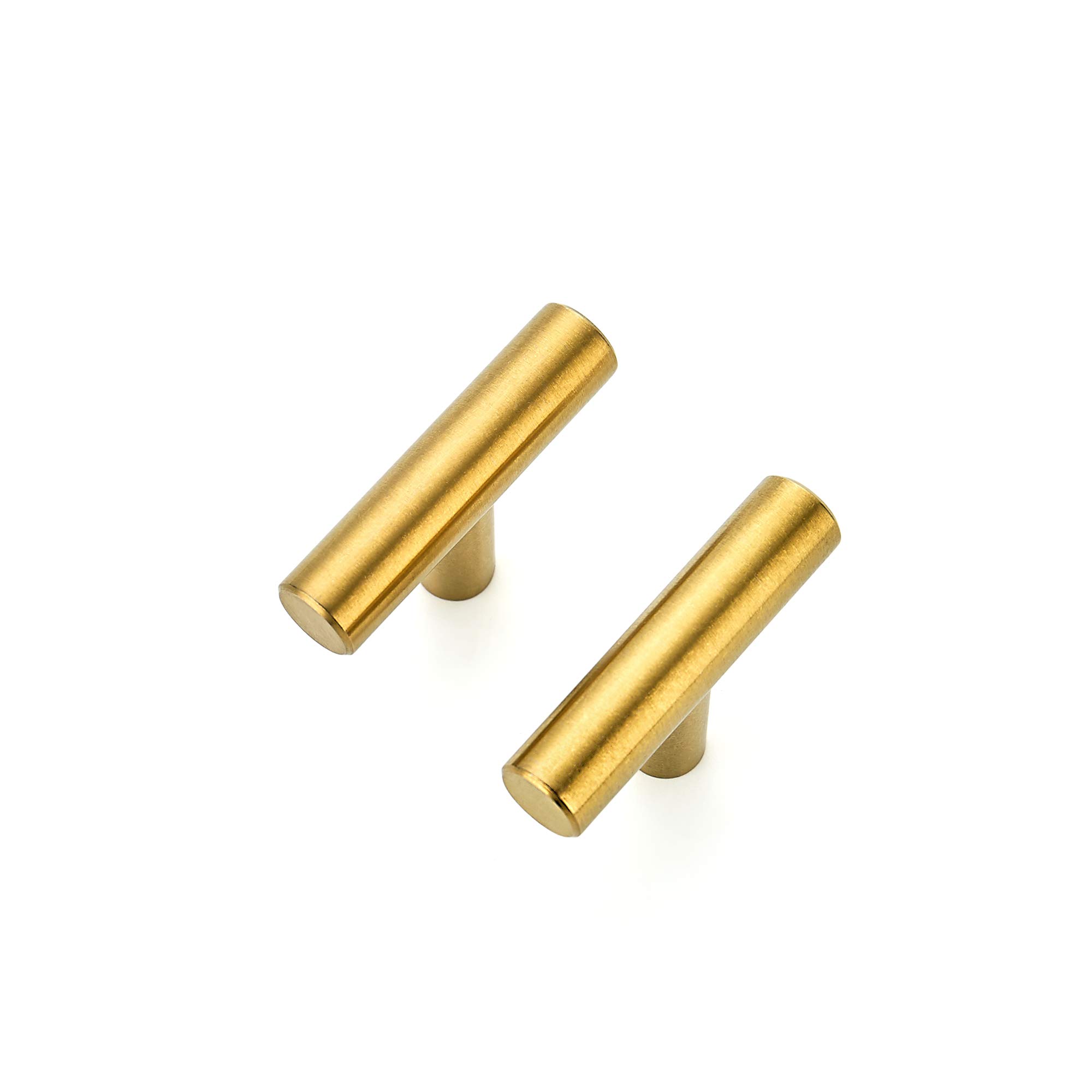 Ravinte 25 Pack 2 inch Cabinet Pulls Brushed Brass Stainless Steel ...