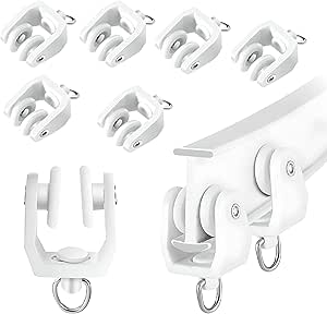 Amazon.com: Urbanred Ceiling Track Rollers, Pack of 30, Heavy-Duty ...