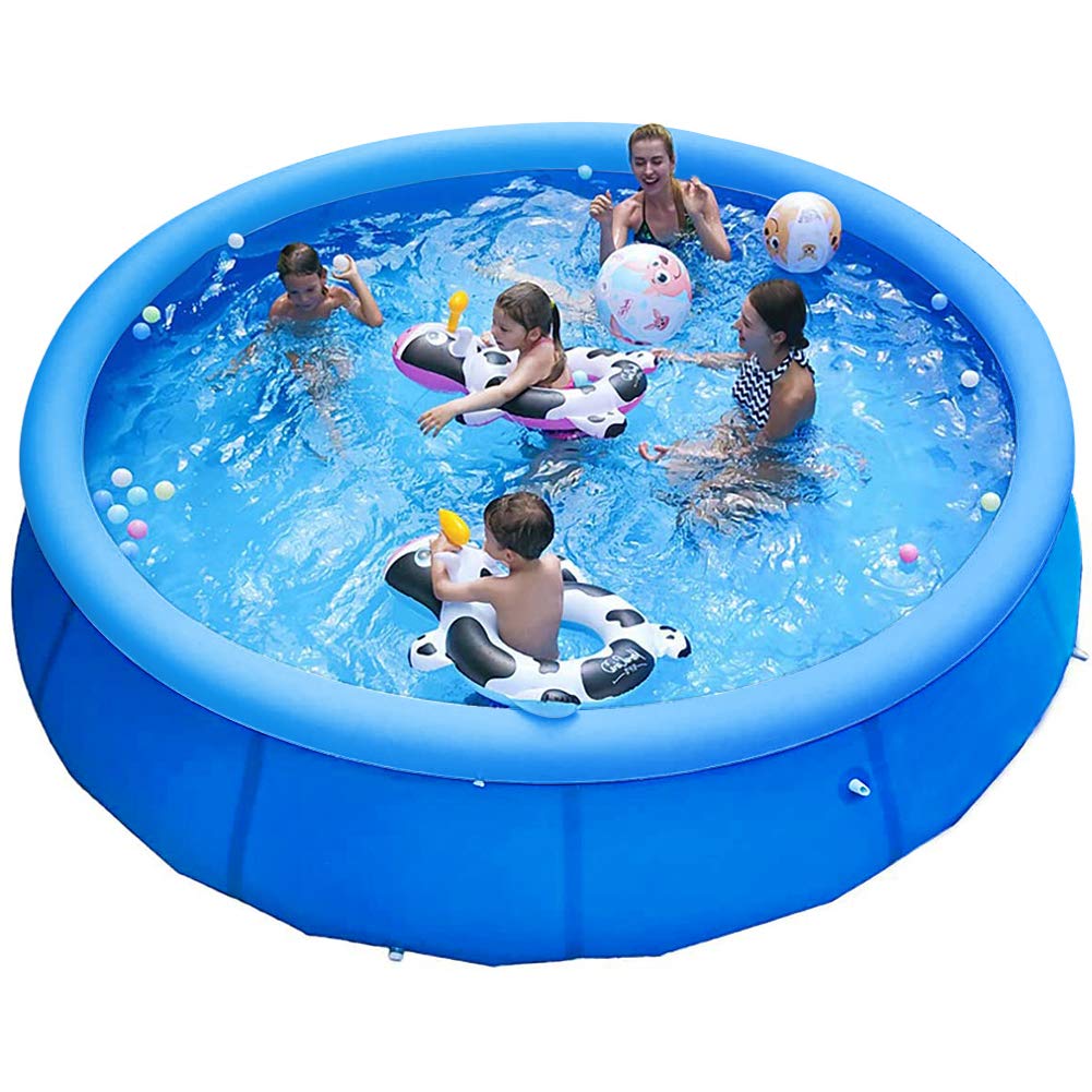 Buy lifecolor Inflatable Swimming Pool for Kids, 8ft x 26in Family Full ...