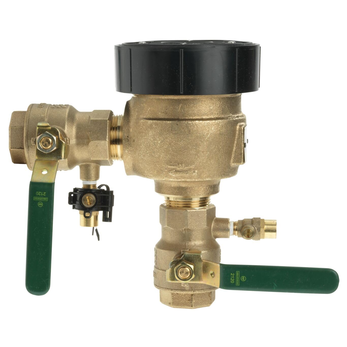 Watts 800M4-QT Series 1-1/4" Bronze Anti-Siphon Pressure Backflow ...