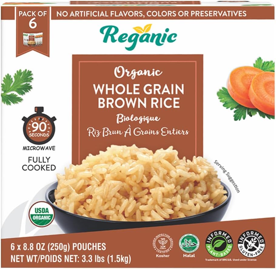 Amazon.com : Tasty Bite Organic Brown Rice & Lentils, 8.8 Ounce, (Pack ...