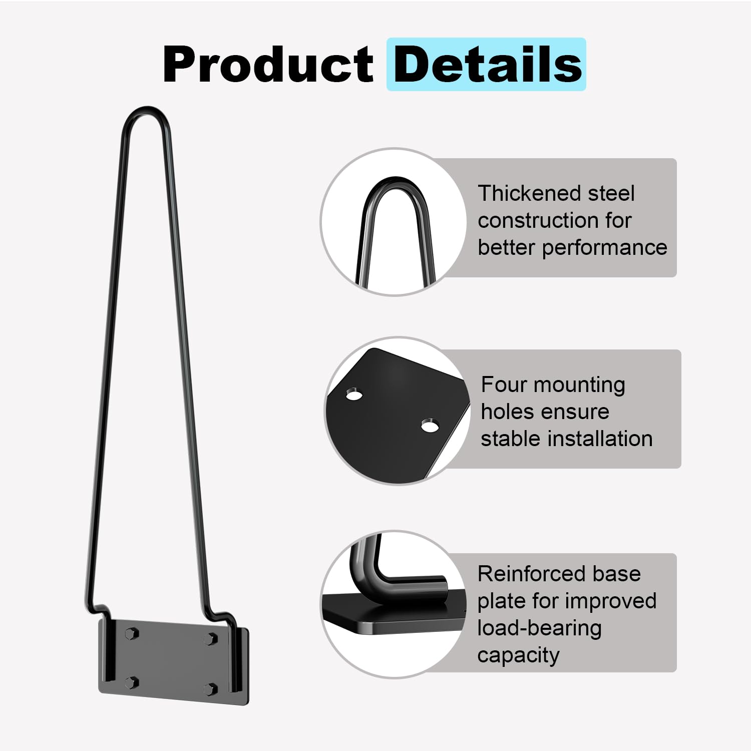 Snapklik.com : BATTIFE Traffic Cone Holder For Truck, Heavy Duty Metal ...