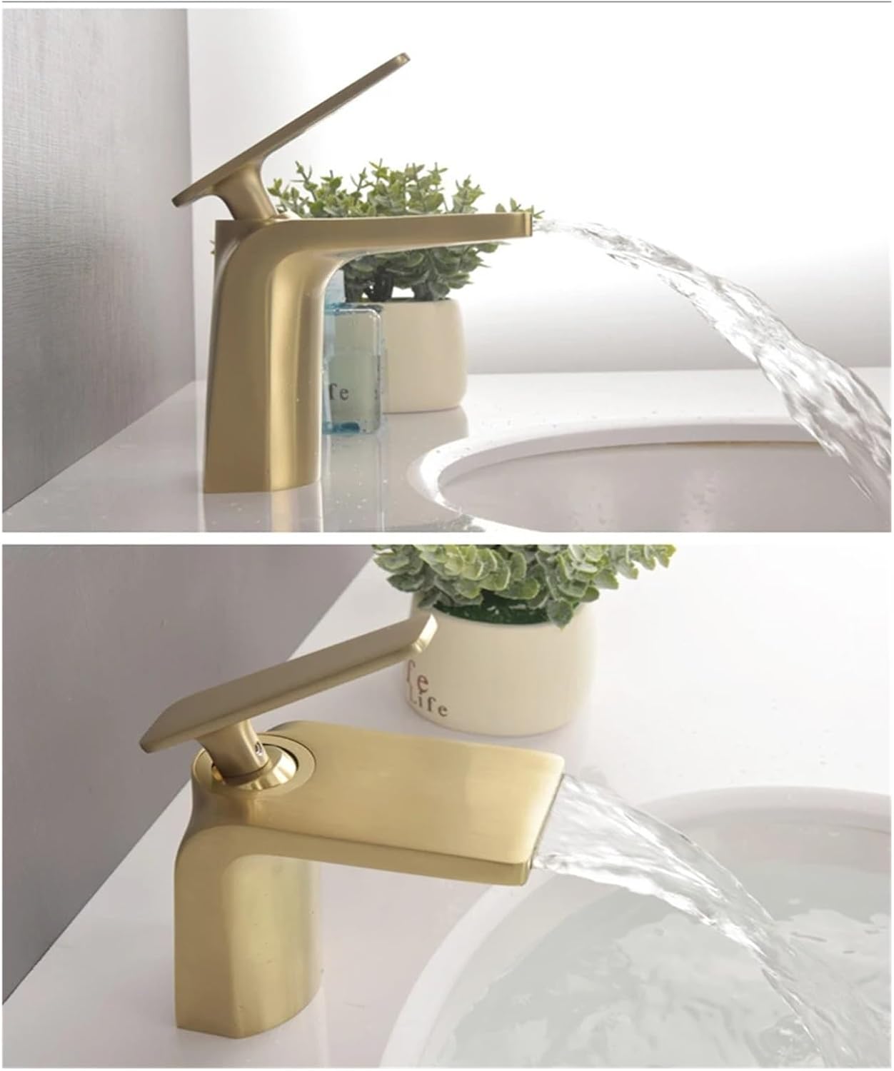 All Copper Hot and Cold Basin Single Hole Toilet Wash Basin Table Basin ...