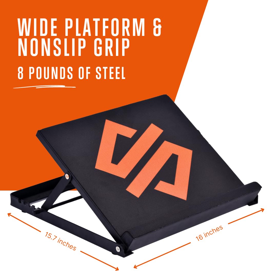 Snapklik.com : Steel Slant Board And Calf Stretcher - 500lb Capacity ...