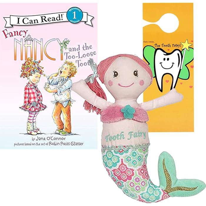 Buy Tooth Fairy Kit - Plush Mermaid Tooth Fairy Figure with Pocket by ...