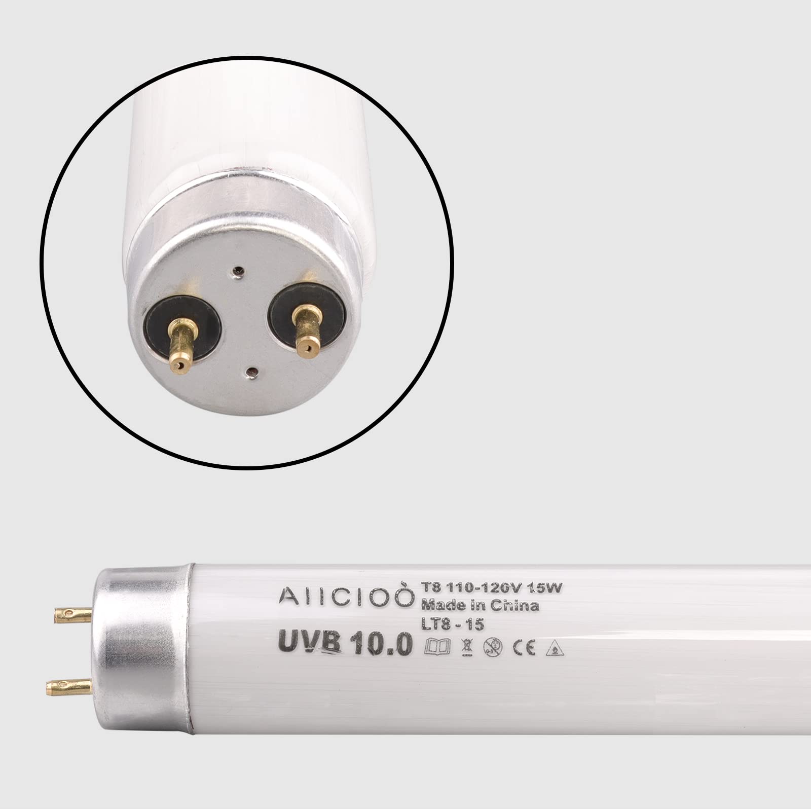 Reptile UVB Bulb For Calcium Metabolism LUCKY HERP 5.0 Tropical ...