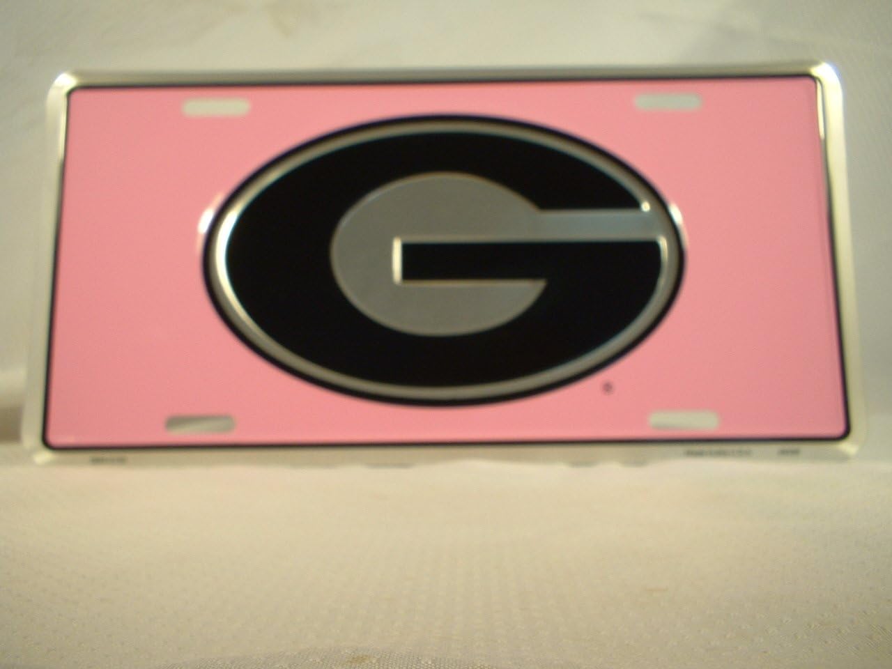 Amazon.com: Georgia Super G Pink Auto Tag : Automotive