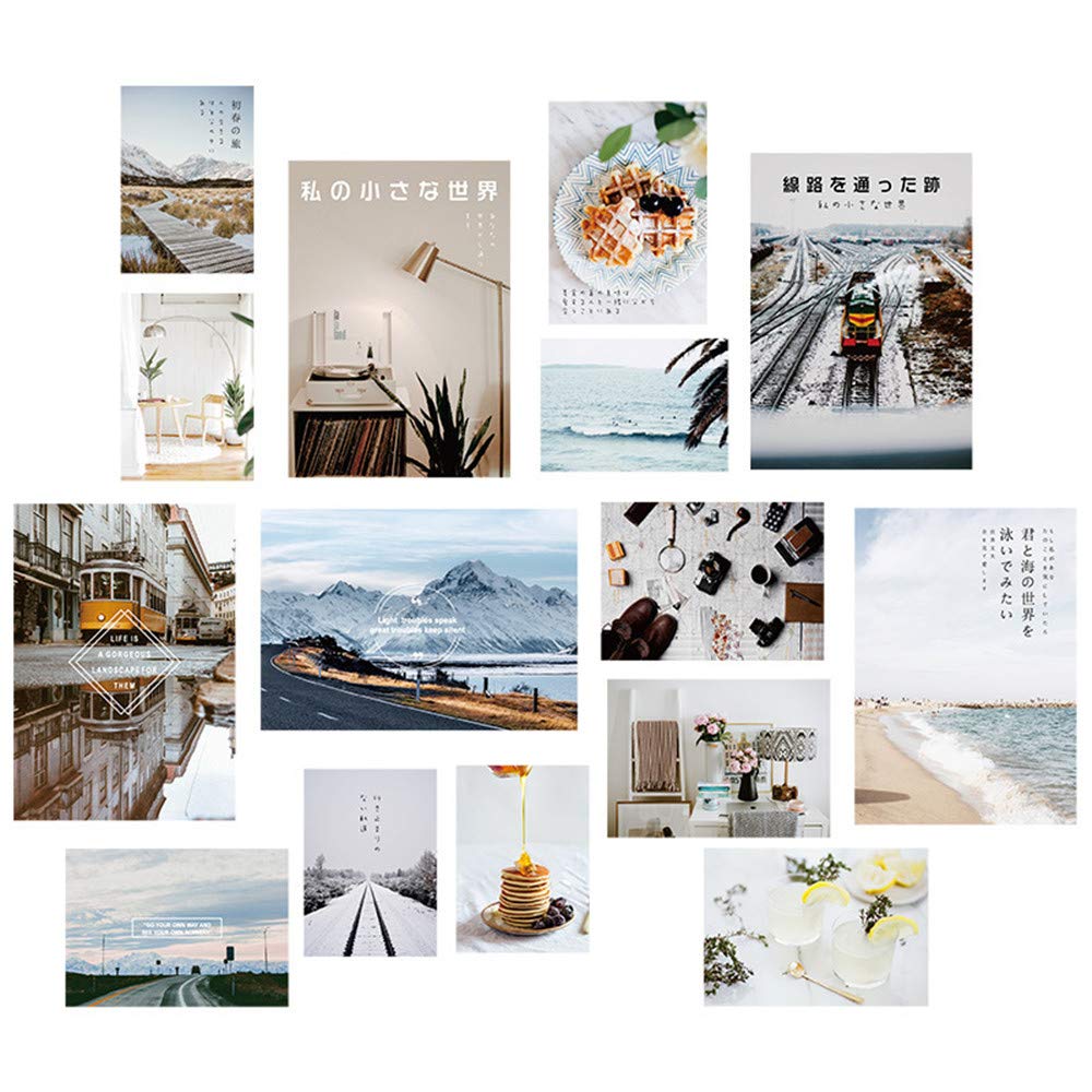 Buy White Wall Collage Kit Aesthetic Pictures, Japanese Style Photo ...