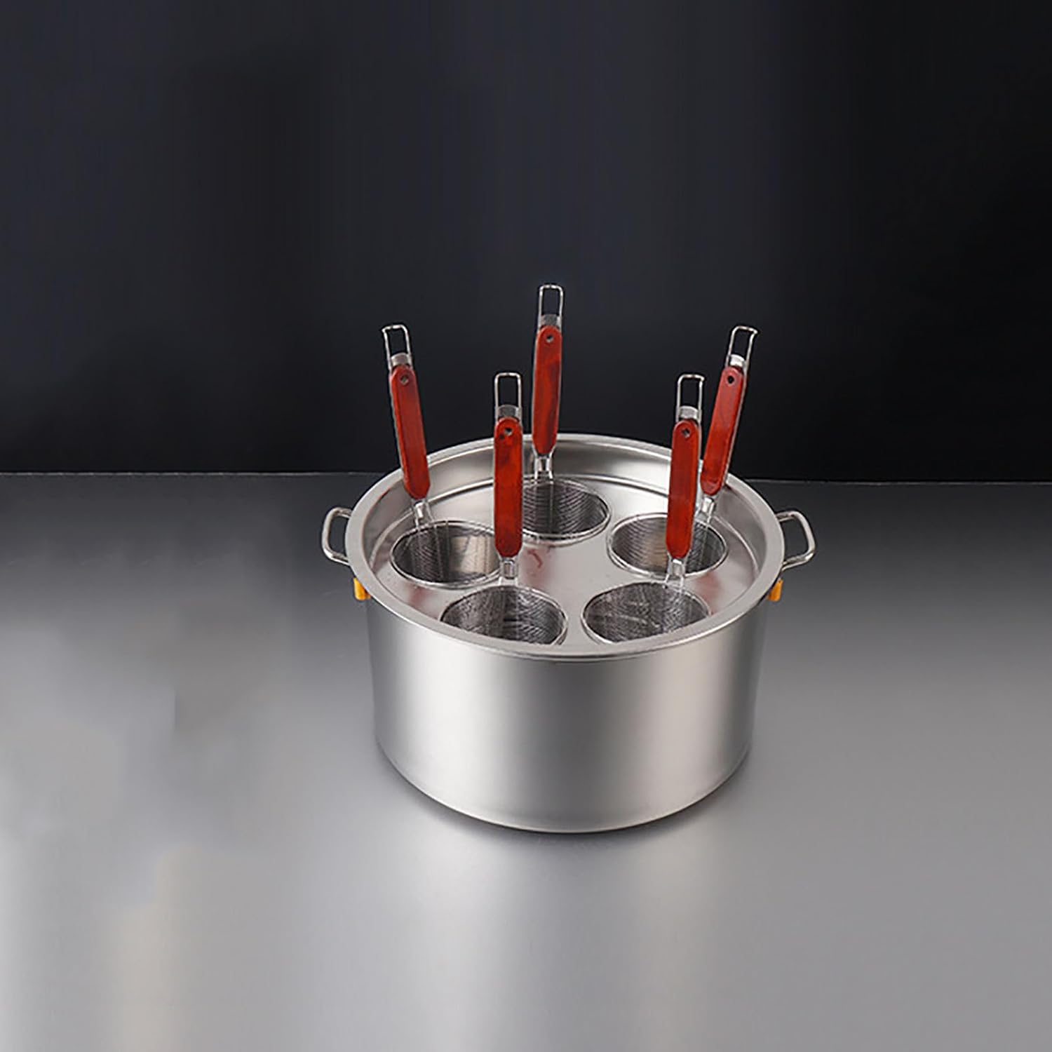 Amazon.com: 3/4/5 Holes Pasta Cooker Insert Set, Stainless Steel Pasta ...