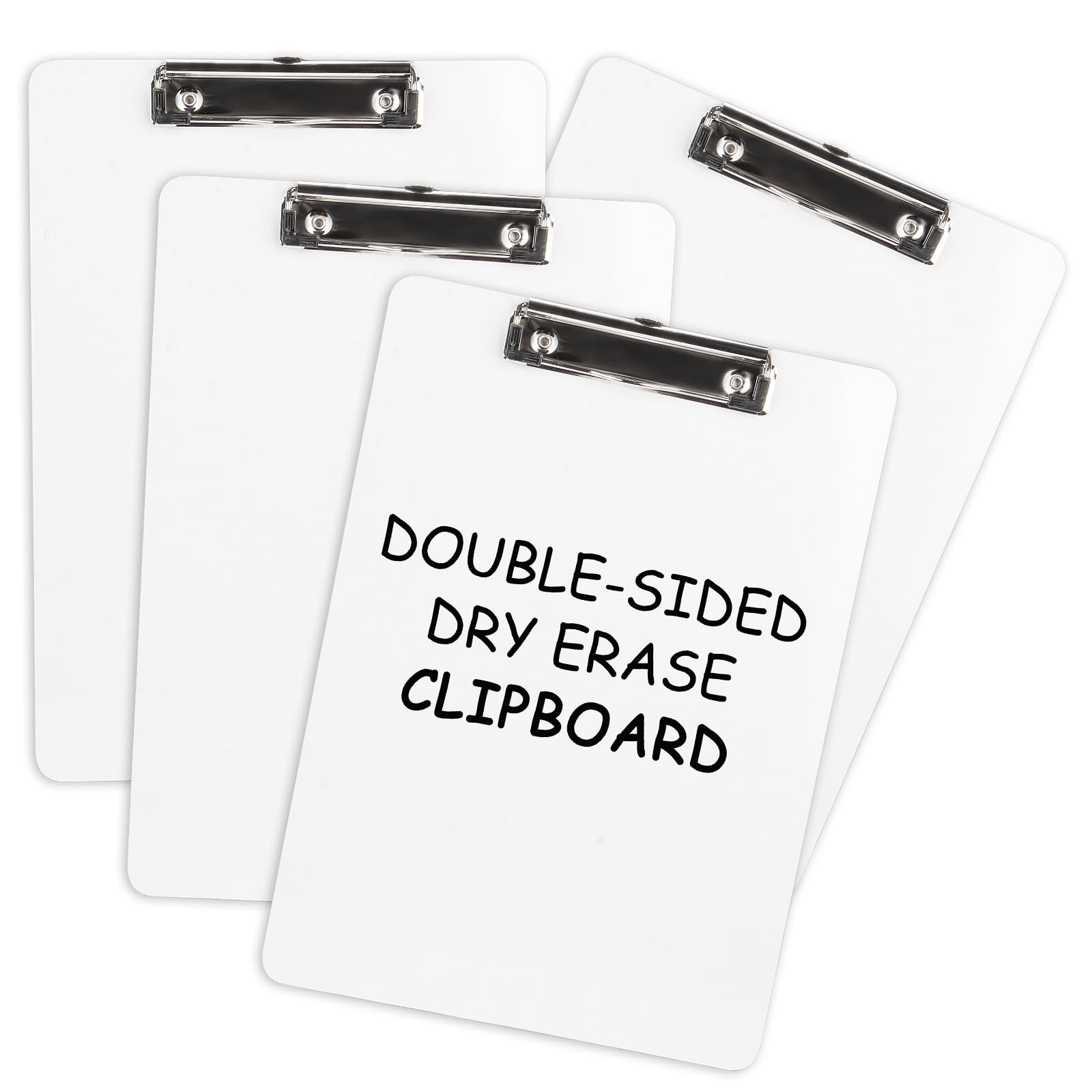Amazon.com : Macroclo Dry Erase Clipboard 4 Pack, Hardboard Clip Board ...