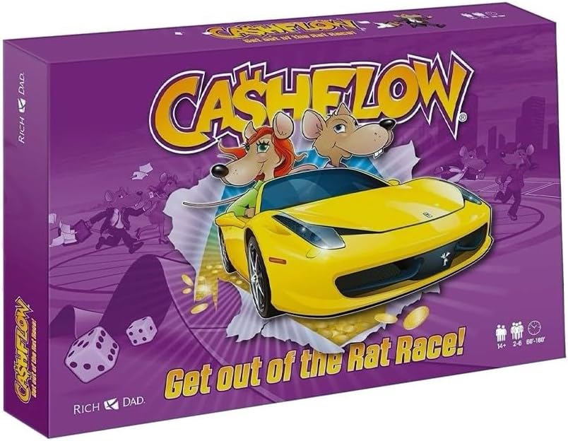 Cashflow Board Game by Robert Kiyosaki: Rich Poor Dad - Escape the Rat ...