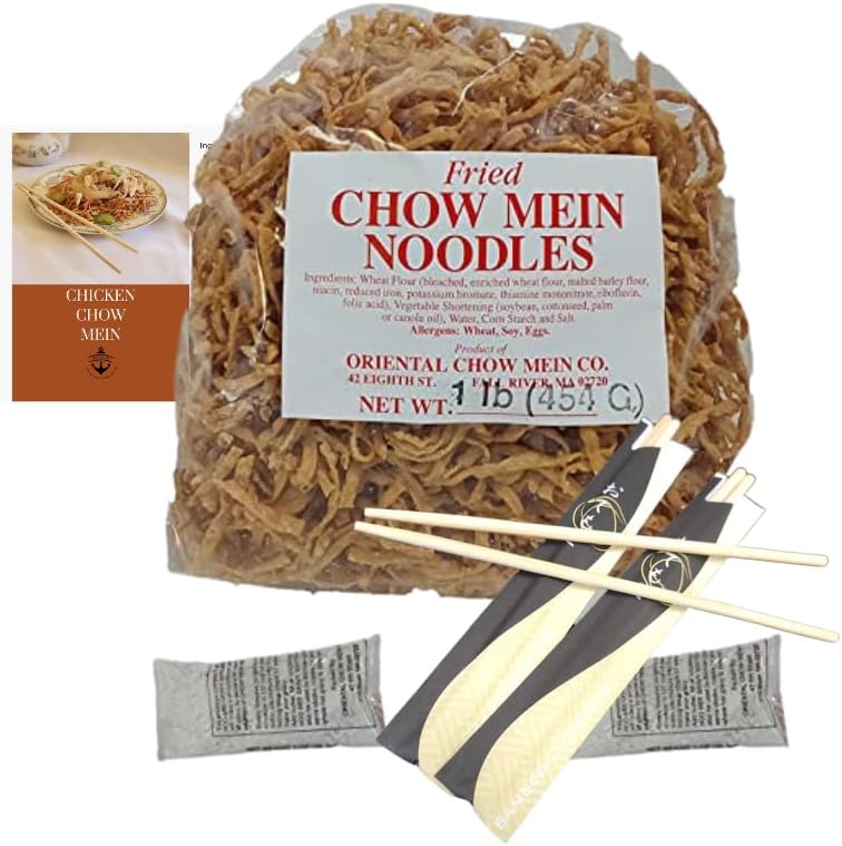 Amazon.com: 1 lb Hoo-Mee Fried Chow Mein Noodles with (2) 1-oz gravy ...
