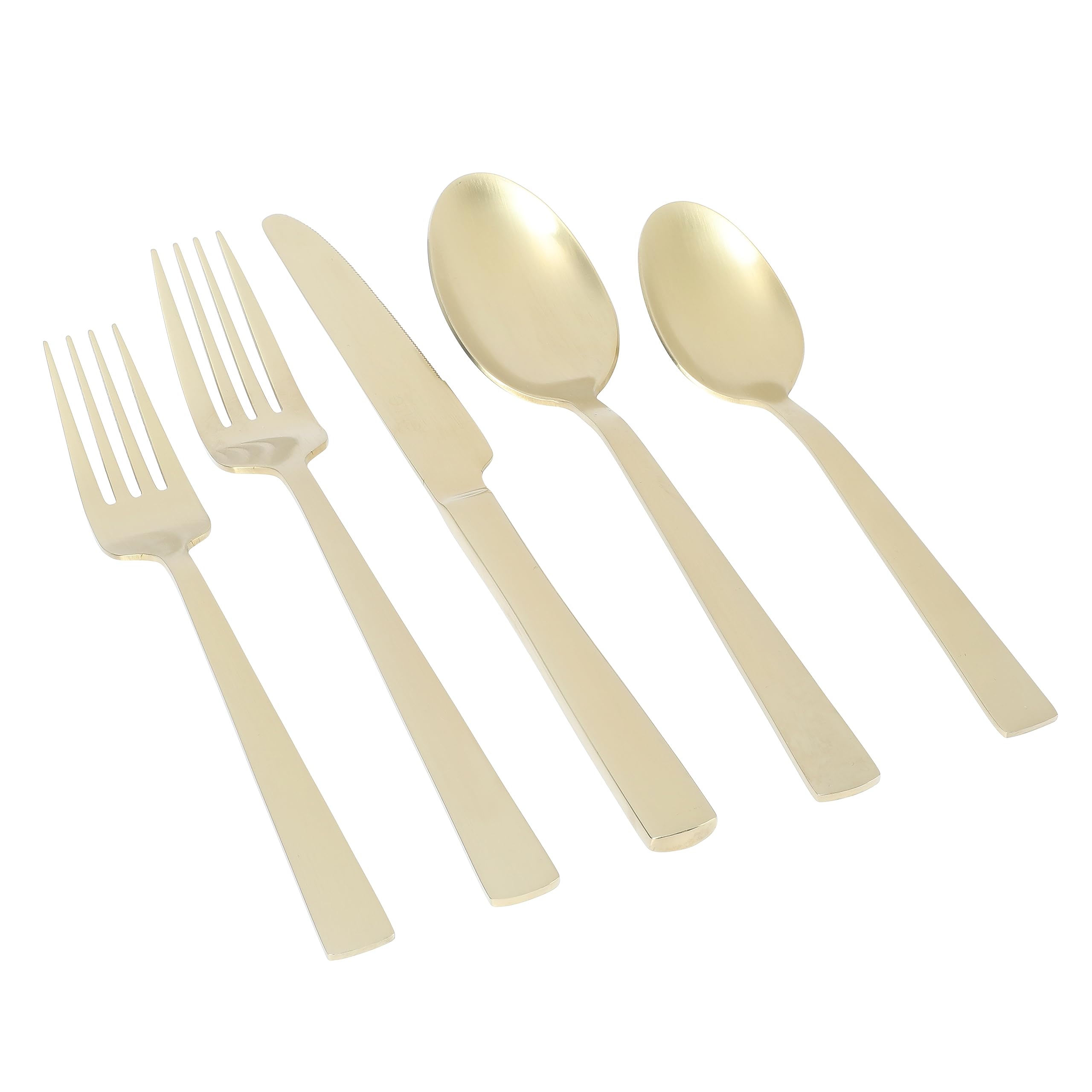 Amazon.com | Gibson Elite Earlston 20-Piece Flatware Silverware Set ...
