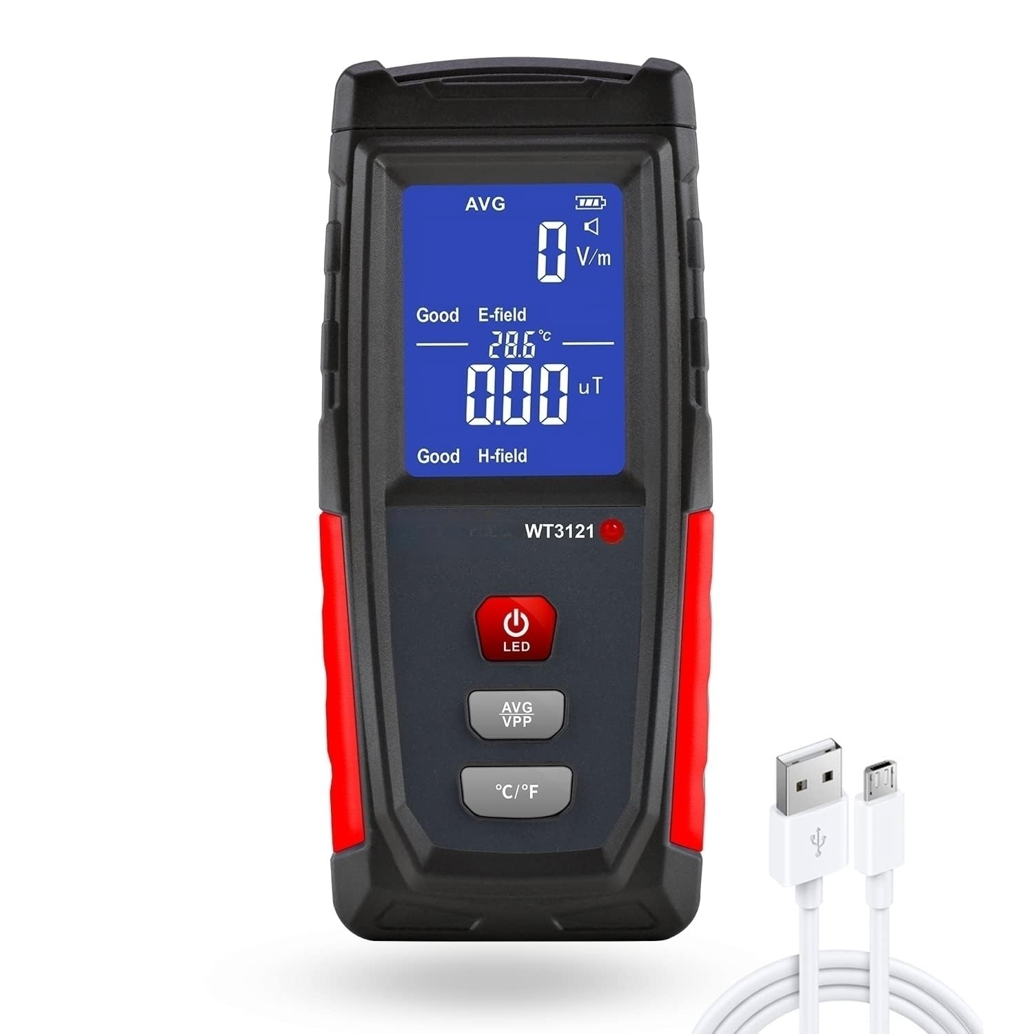 Real Instruments Emf Meter, Electromagnetic Radiation Tester,hand-held ...