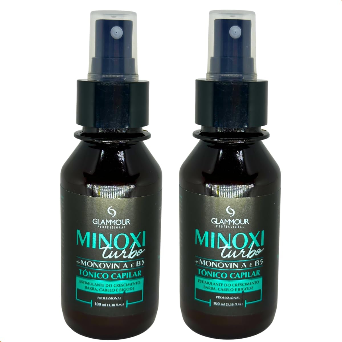 Minoxi Turbo 100ml Tônico Capilar kit 2uni Tratamento Antiqueda e ...